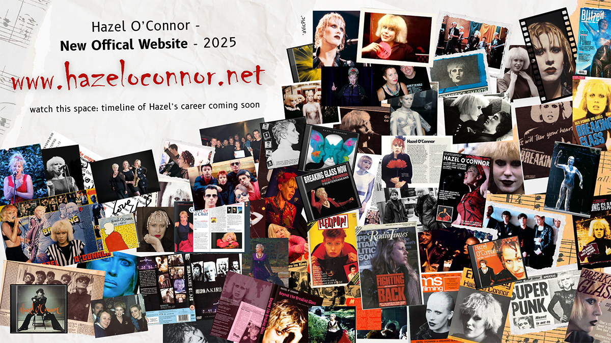 Hazel O'Connor Official website
